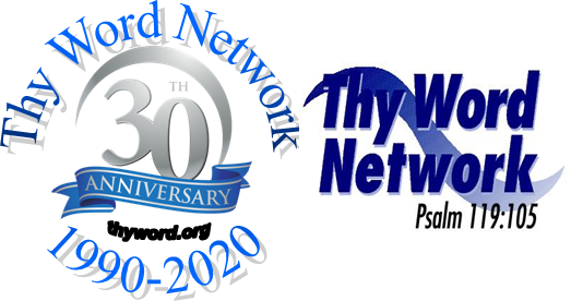 The thirtieth anniversary logo of Thy word network | Thy Word Network