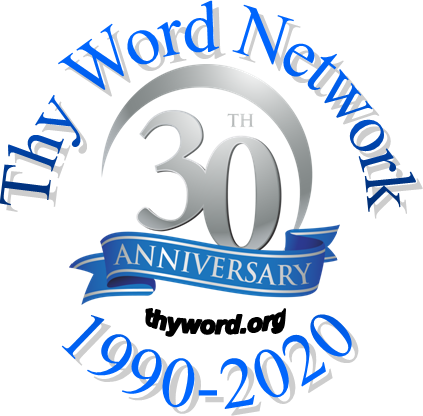 The thirtieth anniversary logo of Thy word network | Thy Word Network